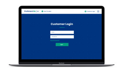 Easy to Use Online Portal - Proficient Rx Meds